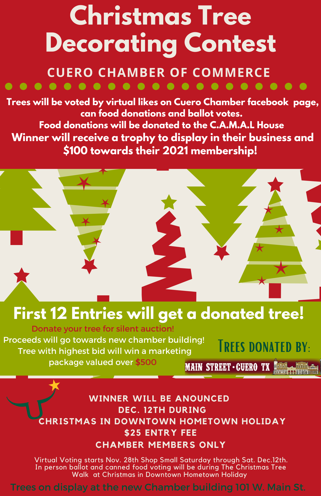 Christmas Tree Decorating Contest Cuero Chamber of Commerce - Cuero ...
